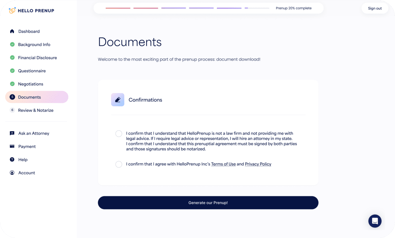 HelloPrenup - Online Prenuptial Agreements | Affordable Prenups